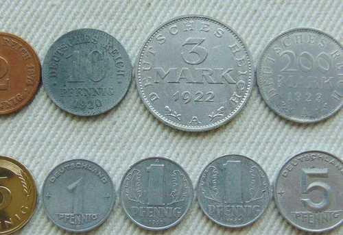 Лот монет Германия