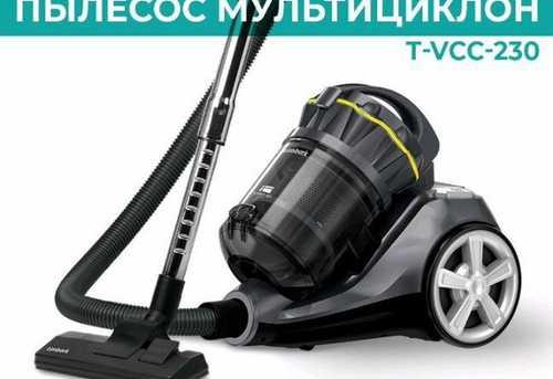 Пылесос Timberk t vcc 230 серый желтый