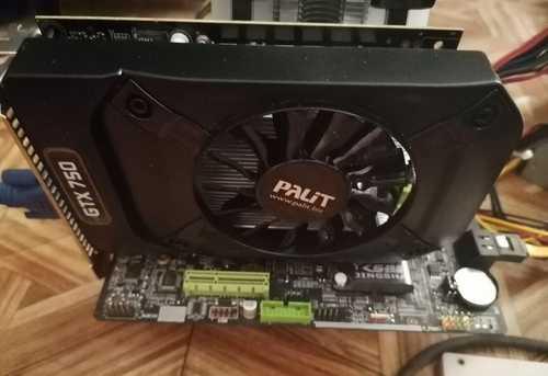 Видеокарта GTX750 storm X OC 1GB