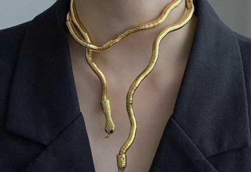 Колье ожерелье Змея