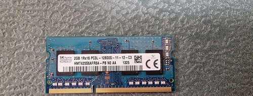 Оперативная память S0-dimm Hynix DDR3 2 Gb