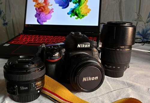 Nikon D610 + 3 объектива (Пробег 680к)