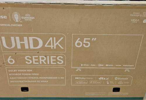 Новый Телевизор Hisense 65A6K, 65"(165 см), UHD 4K