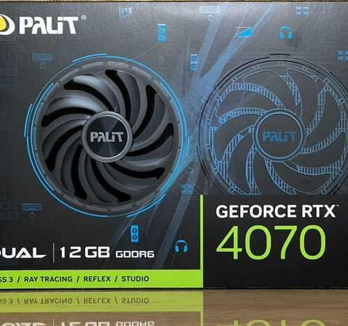 Rtx 4070 Palit Dual Gddr6 (Ситилинк, Новая)