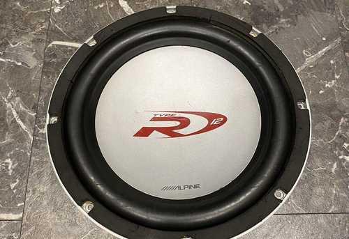 Alpine swr-1240 сабвуфер 12"