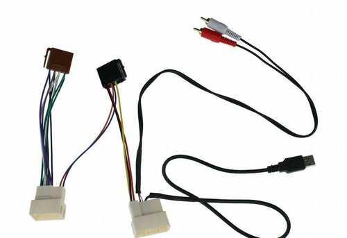 Переходник ISO для Kia, Hyunday 10+ (с USB и AUX)