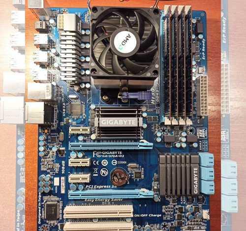 Gigabyte ga 970a d3 FX 4300 8gb