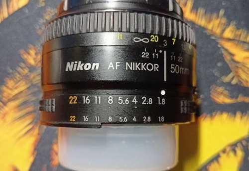 Объектив Nikon 50mm f1.8d