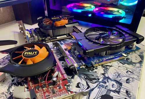 Видеокарты: gtx 560, Radeon HD 6770, gt 210