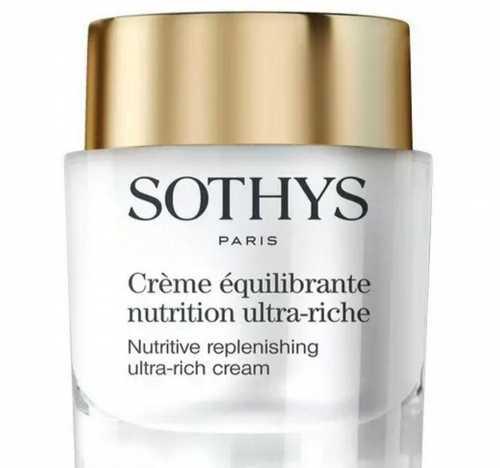 Крем ultra-rich nutritive replenishing sothys