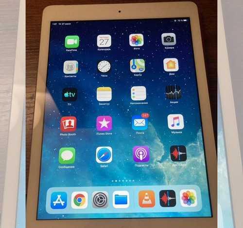 iPad air A1475 wi-fi sim 64gb на айклауд