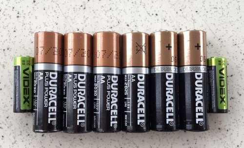 Батарейки duracell AA LR6