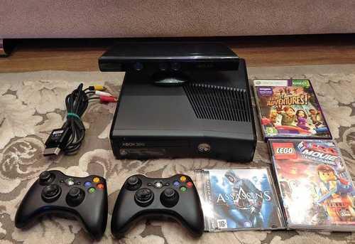 Xbox 360 250gb,Freeboot +LT3.0, Kinect