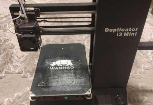 3d принтер wanhao duplicator i3 mini
