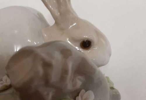 Лладро фарфоровая статуэтка Кролик