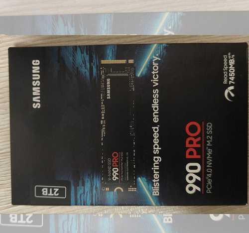 SSD накопитель 2тб Samsung 990 Pro MZ-V9P2T0BW