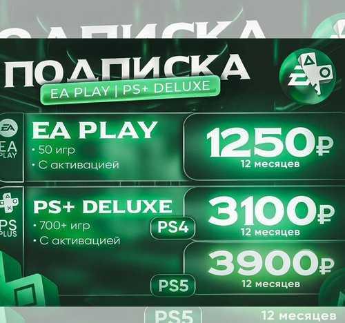 Подписка PS5 Plus Deluxe