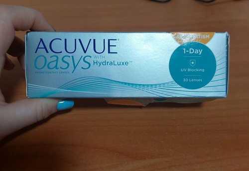 Контактные линзы acuvue oasys astigmatism