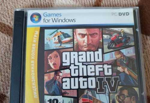 Компьютерная игра GTA IV 2 cd