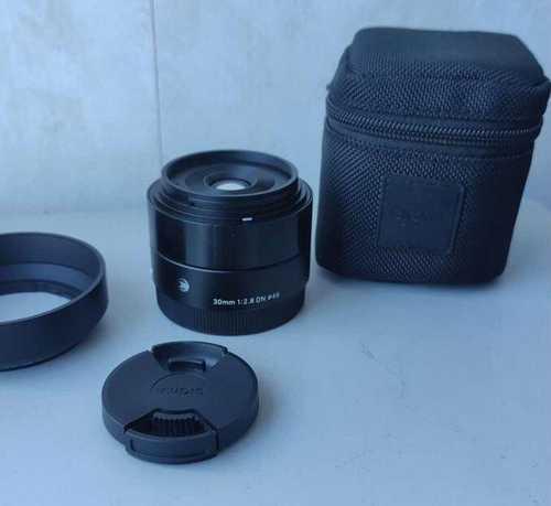 Sigma AF 30mm f/2.8 DN Art черный Sony E