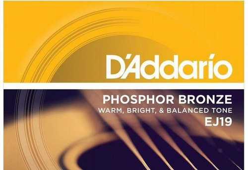 Струны для акустической гитары D'Addario EJ19