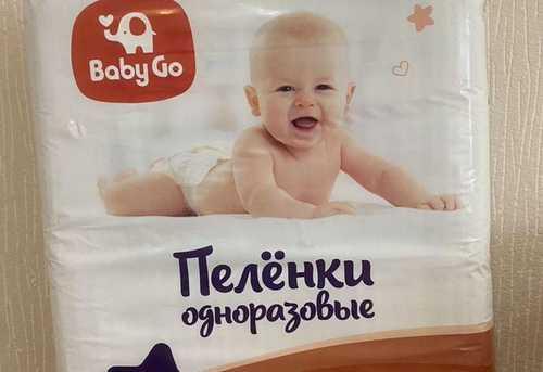 Пеленки одноразовые BabyGo 40x60 60 штук