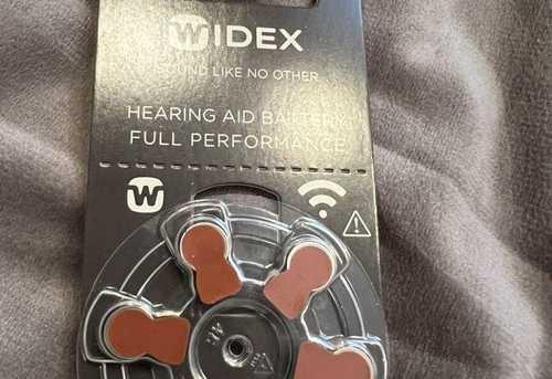 Батарейки Widex 312 для слухового аппарата
