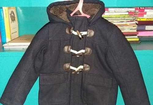 Кашемировое пальто на мальчика 4-5 лет