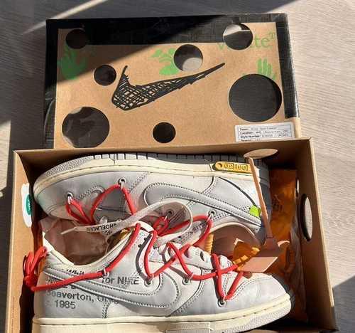 Nike dunk off white lot 6/50