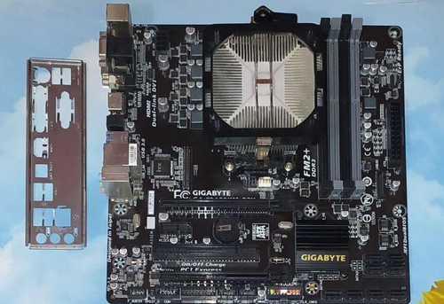 Материнка GA-F2A88XM-D3H + проц AMD Athlon X4 860K