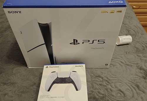 Игровая приставка ps5 slim + 2геймпад + докстанция