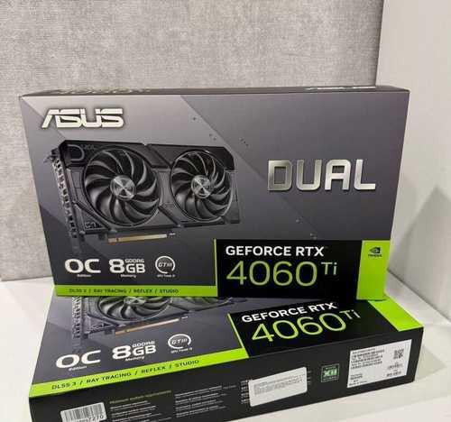 Видеокарта asus RTX 4060 Ti Dual EVO OC 8 гб