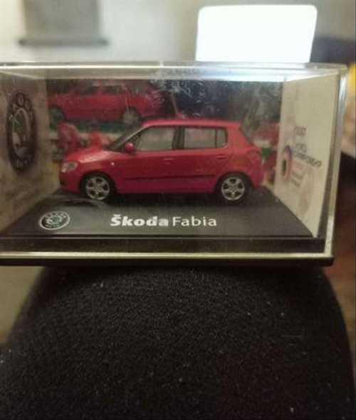 Модель Skoda Fabia коллекционная