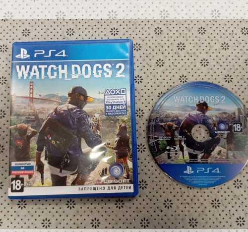 Watch Dogs 2 для PS4 б/у диск