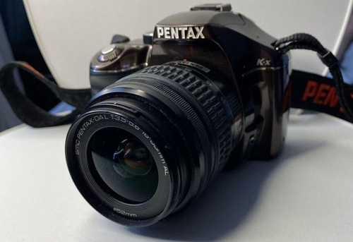 Зеркальный фотоаппарат Pentax K-x