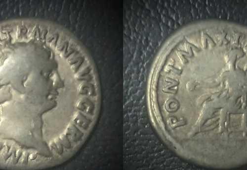 Рим, денарий, Траян 97-117, Виктория