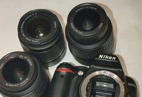 Nikon d3000 и объективы