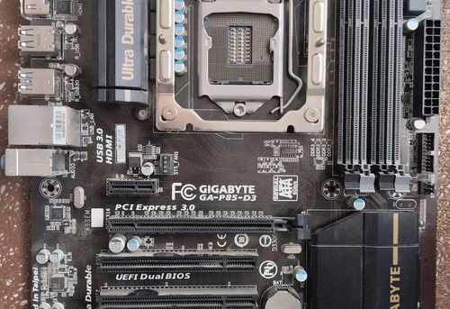 Gigabyte ga p85 d3 + Кулер для процессора deepcool