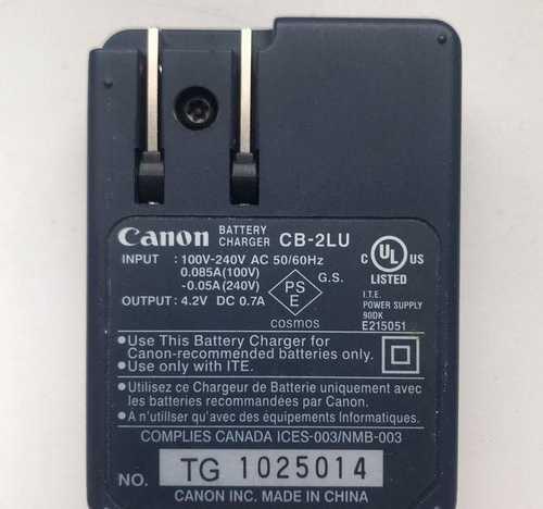 Зарядное Canon CB-2LU