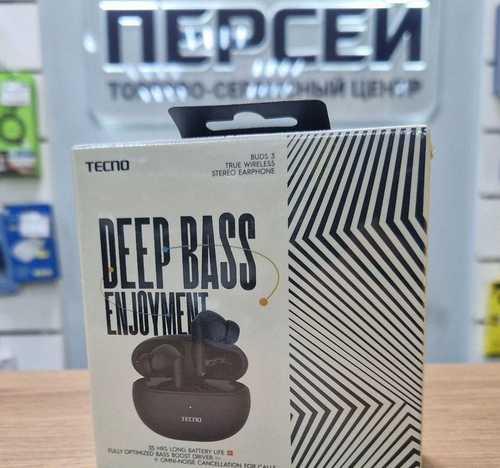 Наушники TWS Tecno Buds 3 новые