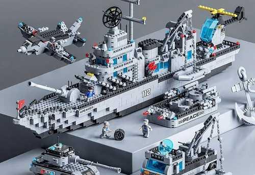 Конструктор линкор (типа Lego) 1560 деталей