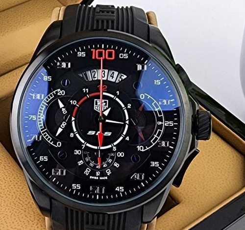 Часы мужские Tag Heuer Mercedes Benz black