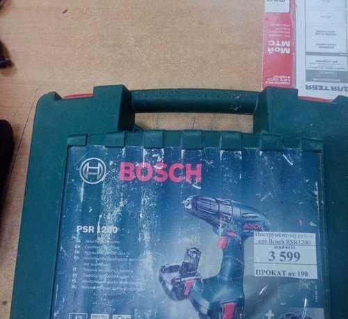 Аккумуляторый шуруповерт Bosch PSR 1200