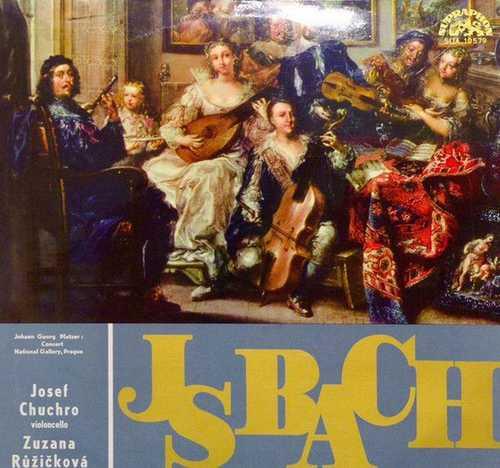 J.S.Bach - Sonatas For Violoncello And Harpsichord (LP) (Czechoslovakia) (*)