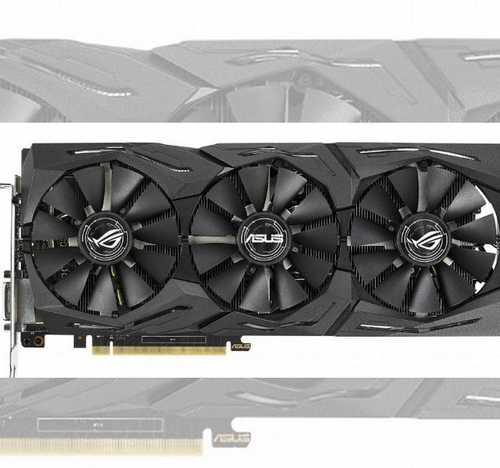 Видеокарта Asus GTX 1070 ti 8gb 256 bit в отличном