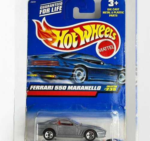 Hot Wheels Ferrari 550 Maranello (Серый) (2000г.)