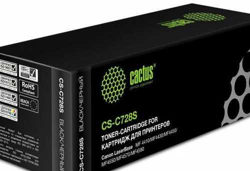 Картридж Cactus CS-C728 черный для Canon