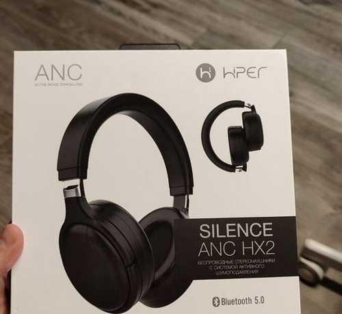 Bluetooth-гарнитура hiper silence ANC HX2 черный