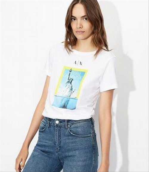 Новая футболка Armani Exchange/ женская/ M/белая