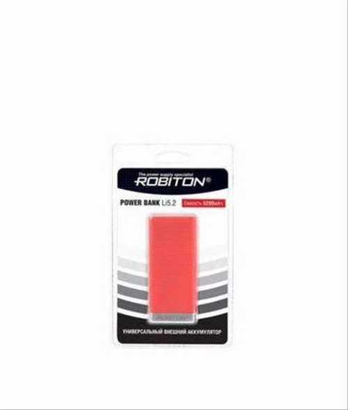 Внешний аккумулятор Robiton Power Bank 5200mAh